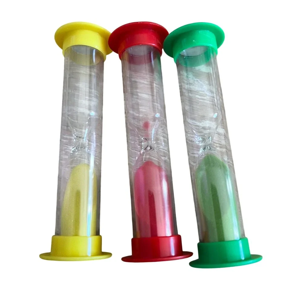 Games | Set Of 3 Mini Hourglasses 3 5 1 Minute Timers With Dd Dice ...
